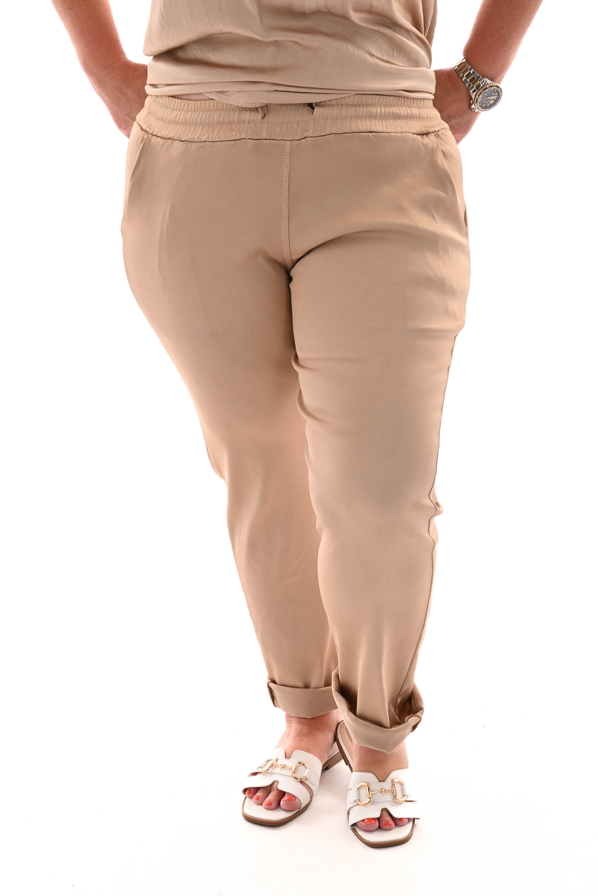 Silky broek uni camel