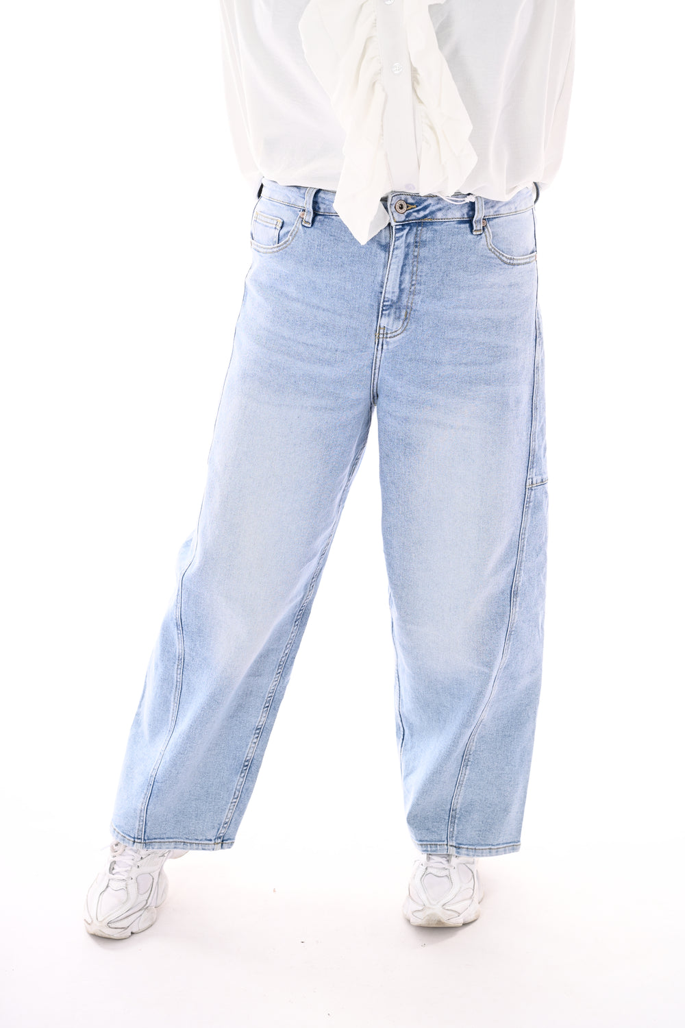 Baggy jeans lichtblauw