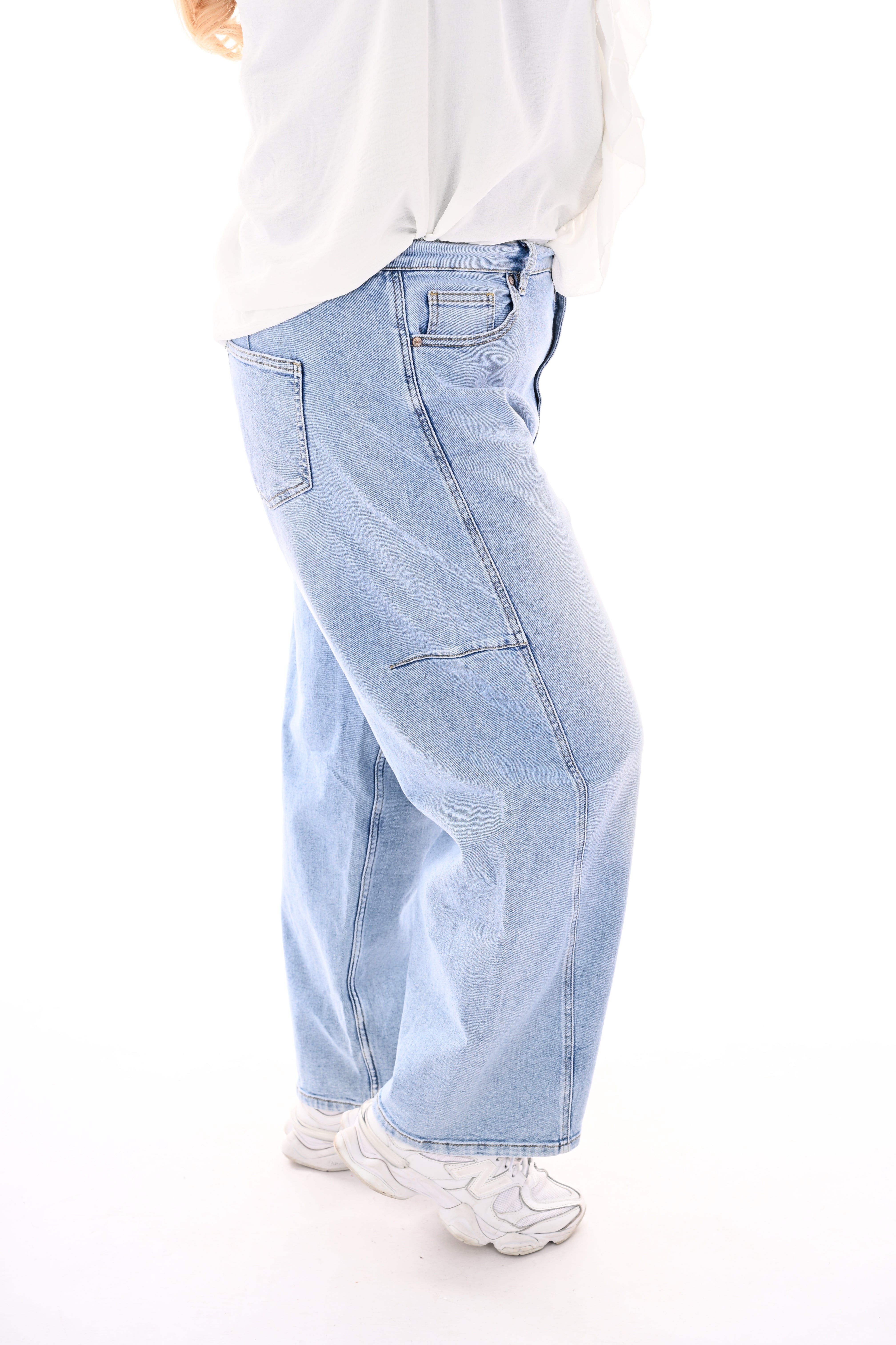 Baggy jeans lichtblauw